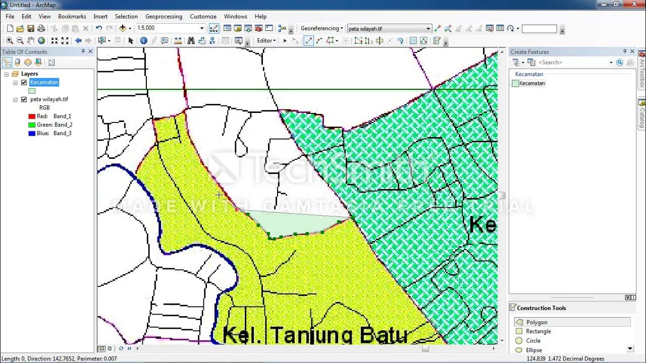 Tutorial ArcGIS Pembagian Wilayah - YouTube