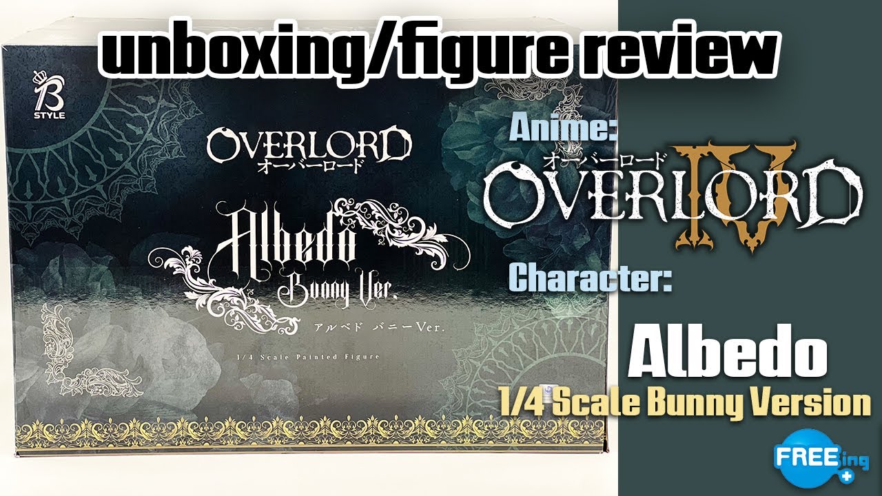 FREEing Albedo 1/4 Scale Bunny Unboxing/Figure Review - YouTube