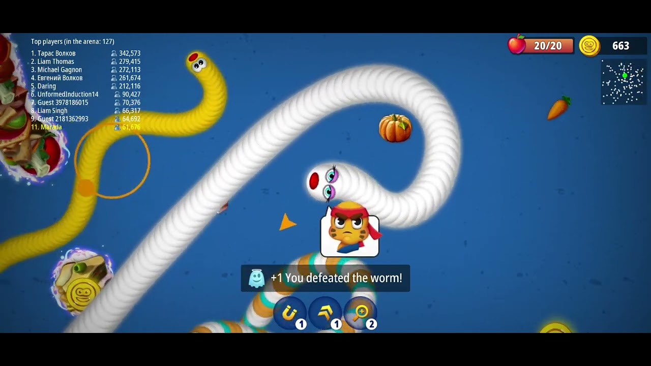 hani hani snake 🐍 game #newgames #worms zone. io - YouTube