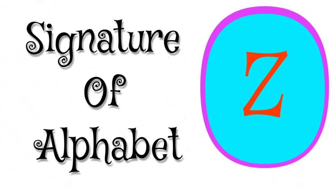Signature idea of Name Zara|| Signature of english letter Z - YouTube