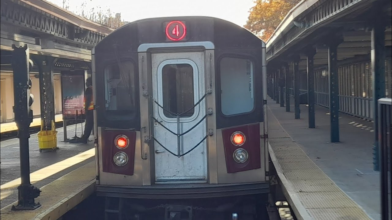 R142 4 train leaving Woodlawn - YouTube