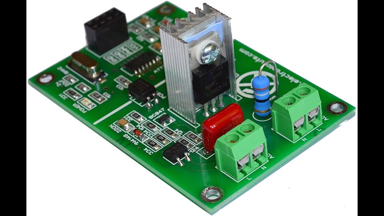 AC PWM Dimmer with Variable Resistor - YouTube