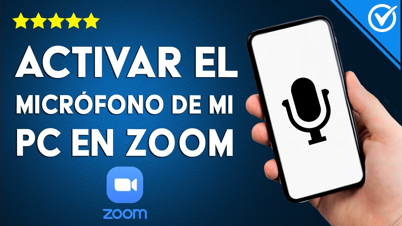 Cómo activar el micrófono de mi PC en ZOOM - Conferencias virtuales ...