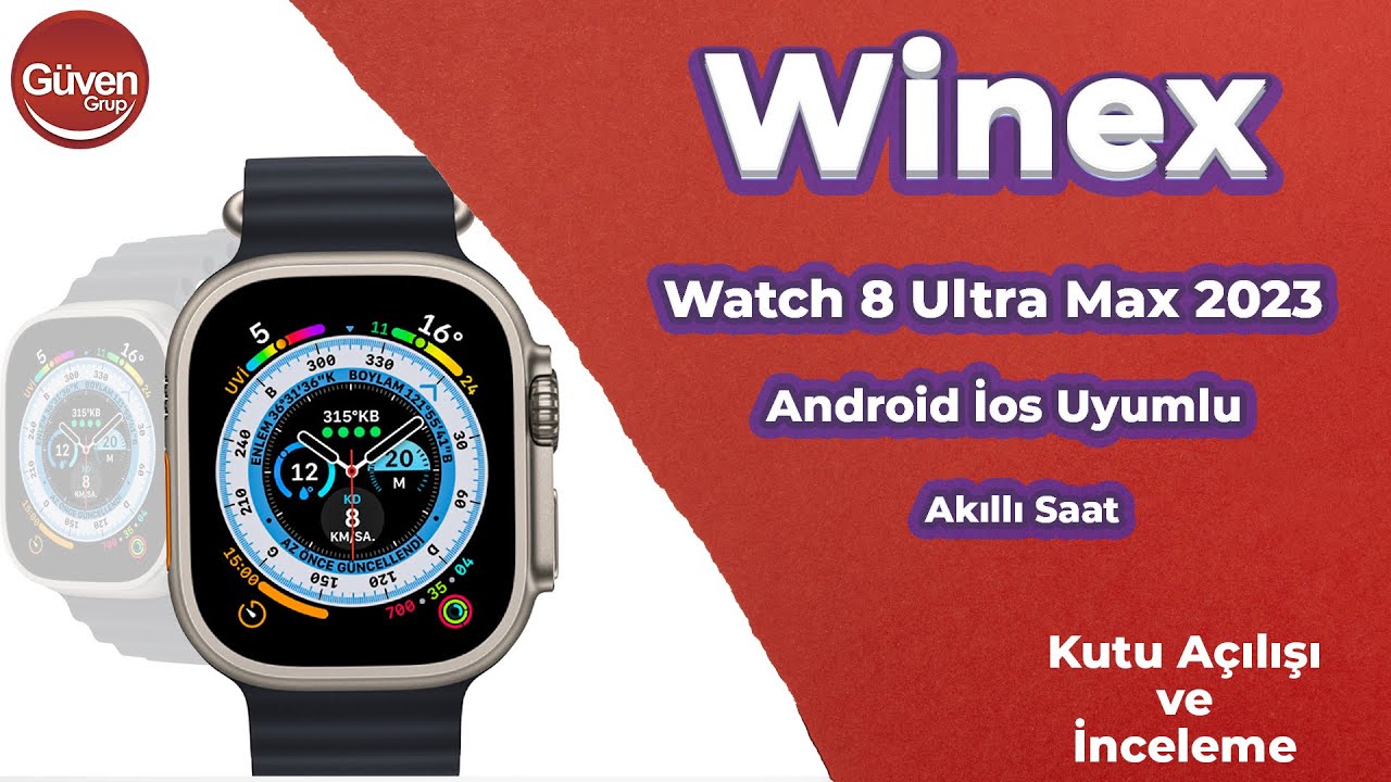 En İyi Smart Watch 8 Kurulum ve Kutu Açılımı ! | Winex Watch 8 Ultra ...