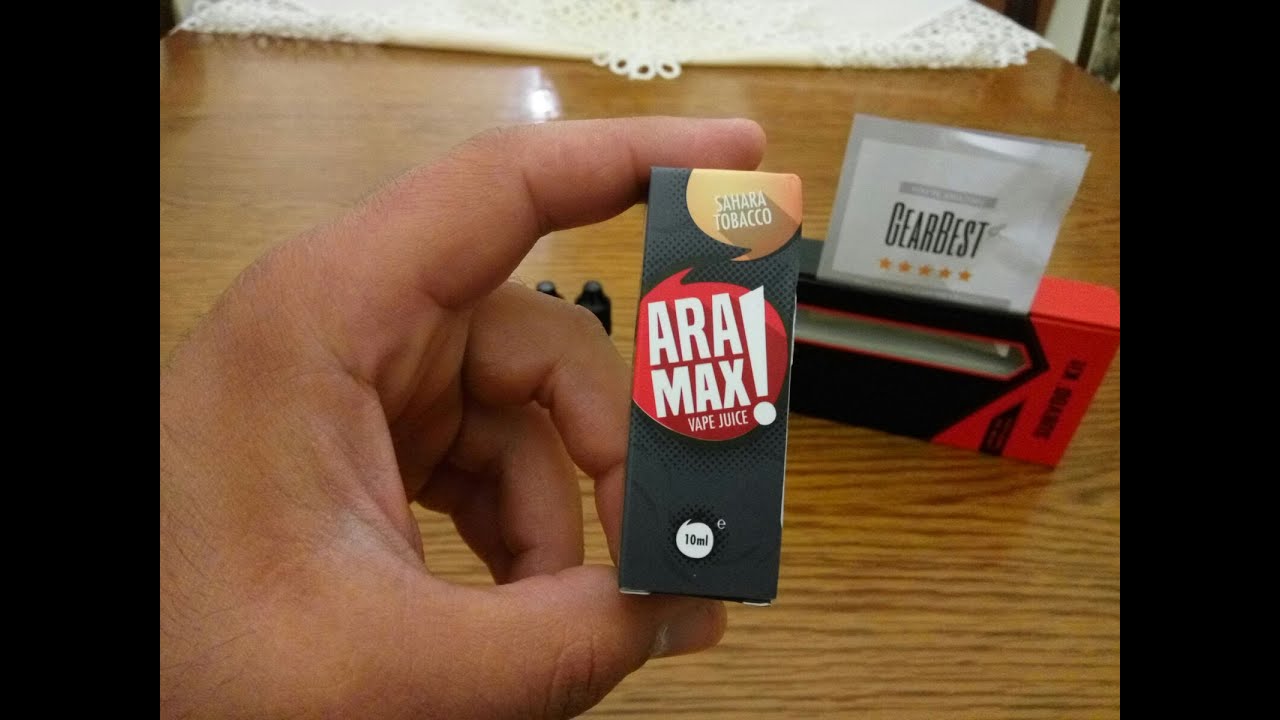 Aramax Sahara Tobacco Flavor E Juice for E Cigarette @ GearBest - YouTube