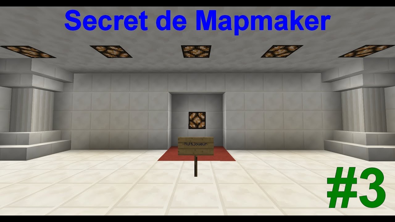 Minecraft - Secret de Mapmaker ep3 - La tête dans les menus - YouTube