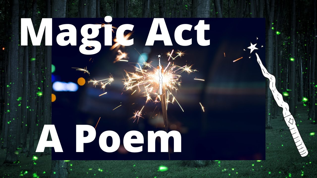 Magic Act Poetry Reading - YouTube