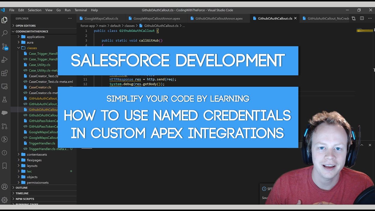 Salesforce Developer Tutorial How To Use Named Credentials To Simplify Your Apex Integrations