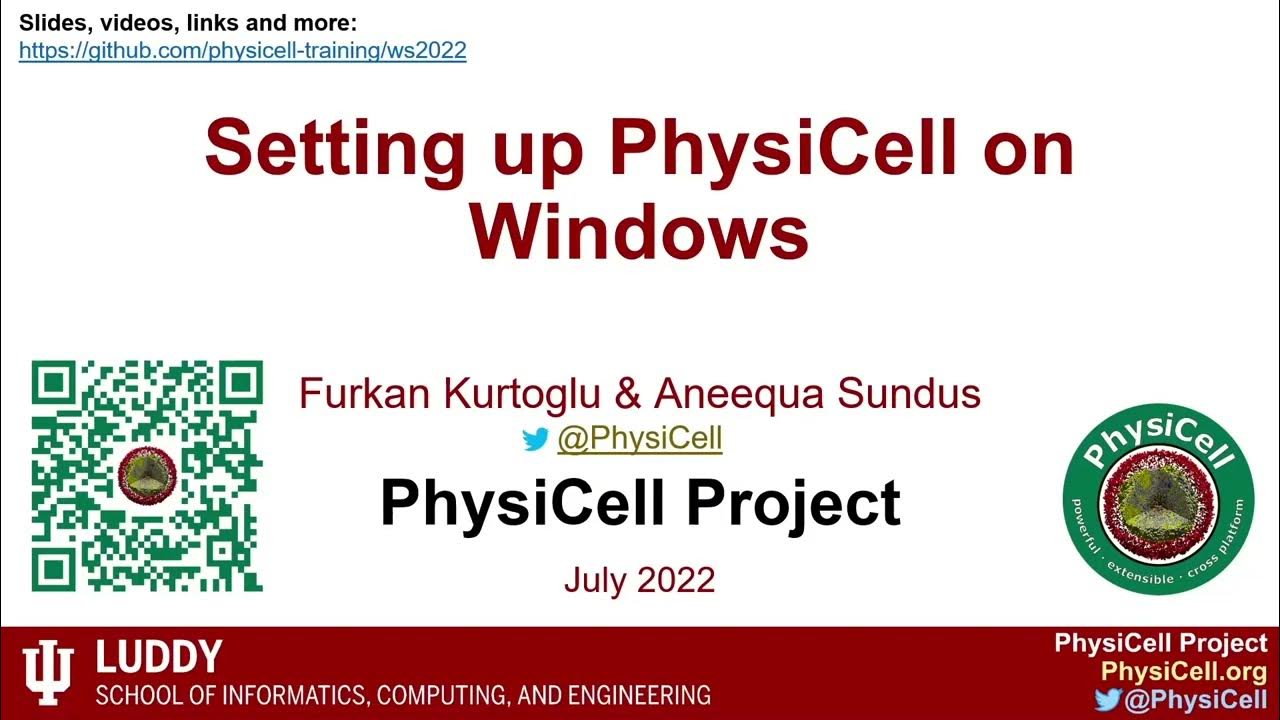 PhysiCell Setup Guide for Windows (2022 edition) - YouTube