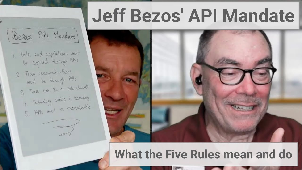 Jeff Bezos' API Mandate: What the Five Rules mean and do - YouTube