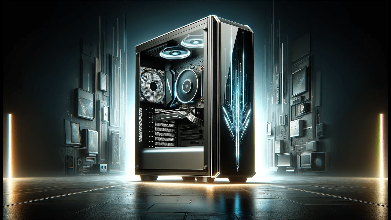 💻 Vetroo AL800 Full Tower PC Computer Case W/Door Opening Design ...