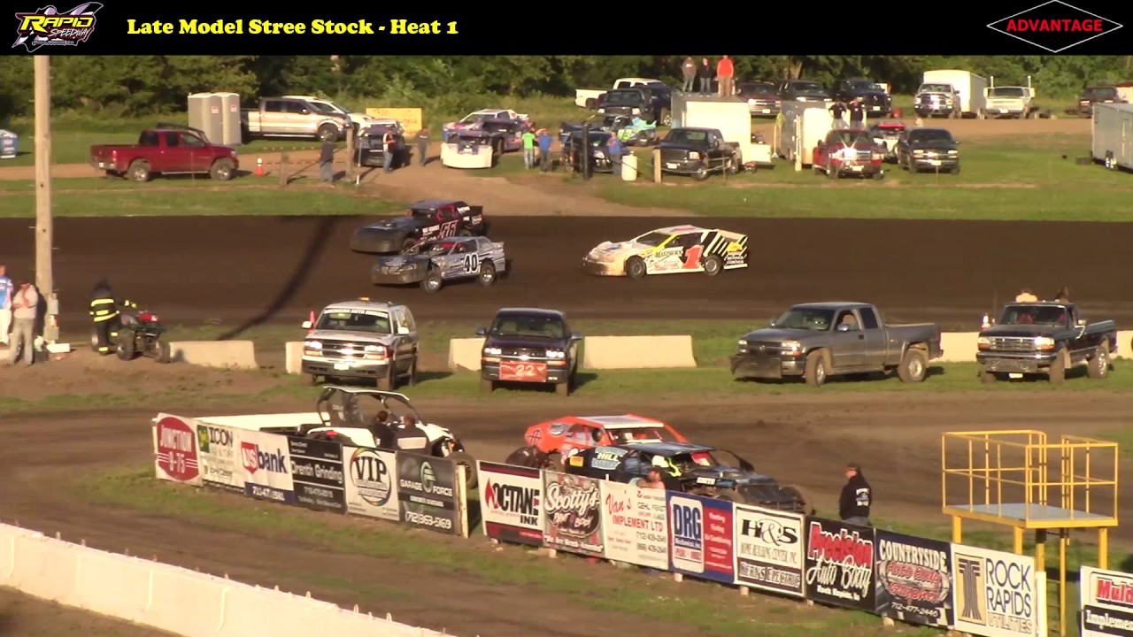 Late Model Street Stock -- 6/23/17 -- Rapid Speedway - YouTube