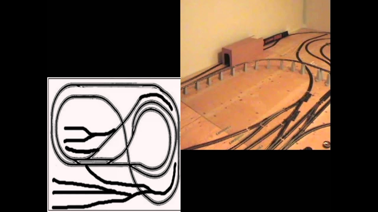 2nd HO model railroad test layout - YouTube