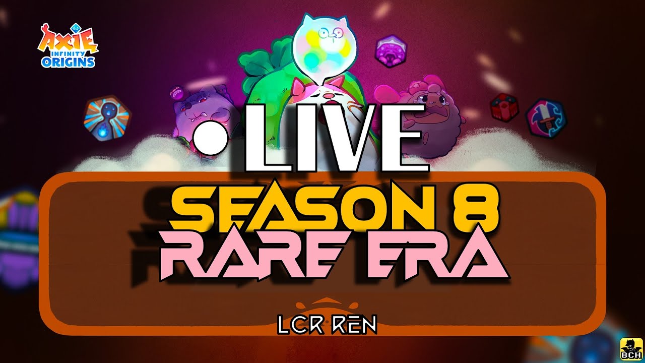 🌙 LIVE | S8 AOE 100% Win Rate | Rare Era | Axie Infinity Origins - YouTube