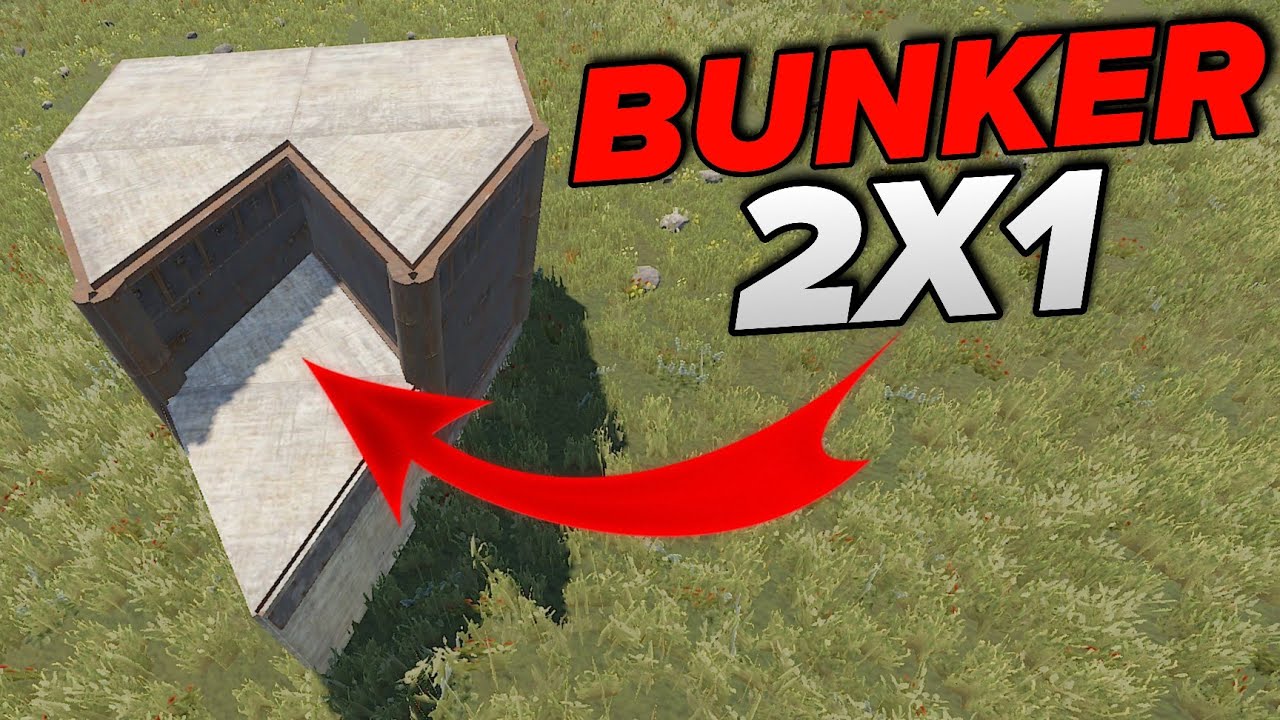 BUNKER Rust 2X1 Solo/Duo BASE DESIGN - YouTube