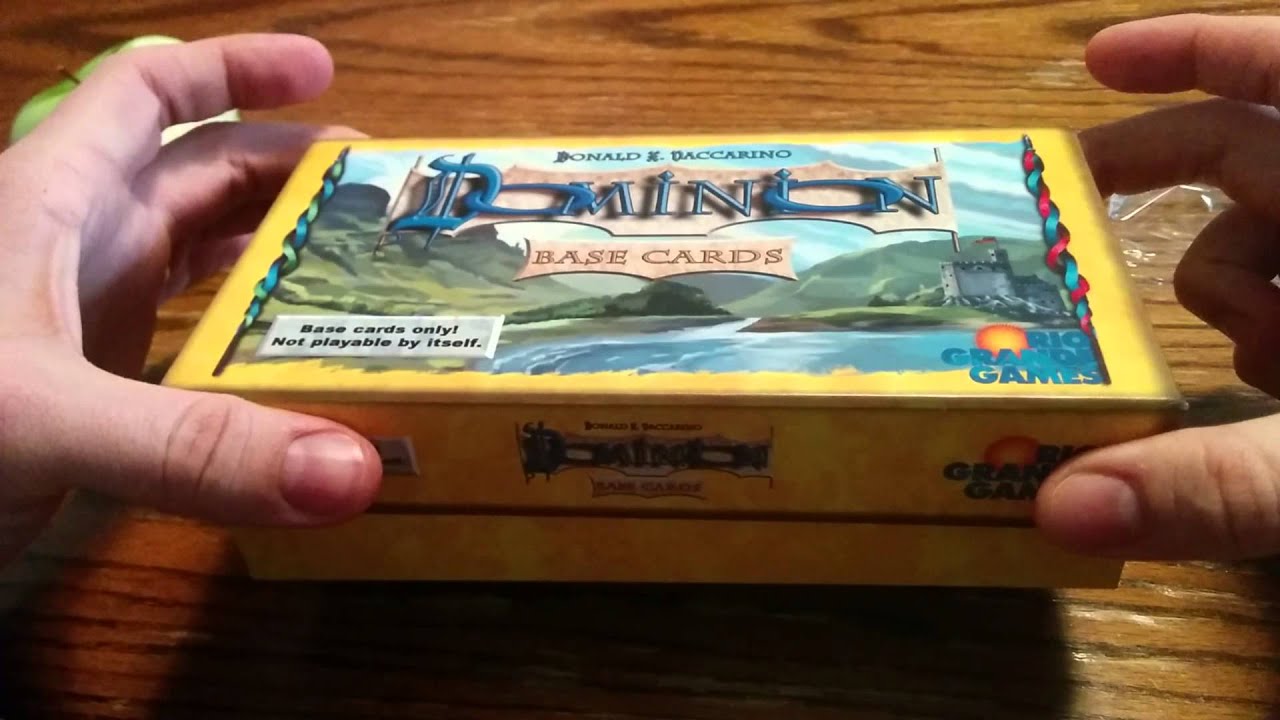 Unbox Everything: Dominion Base Cards - YouTube