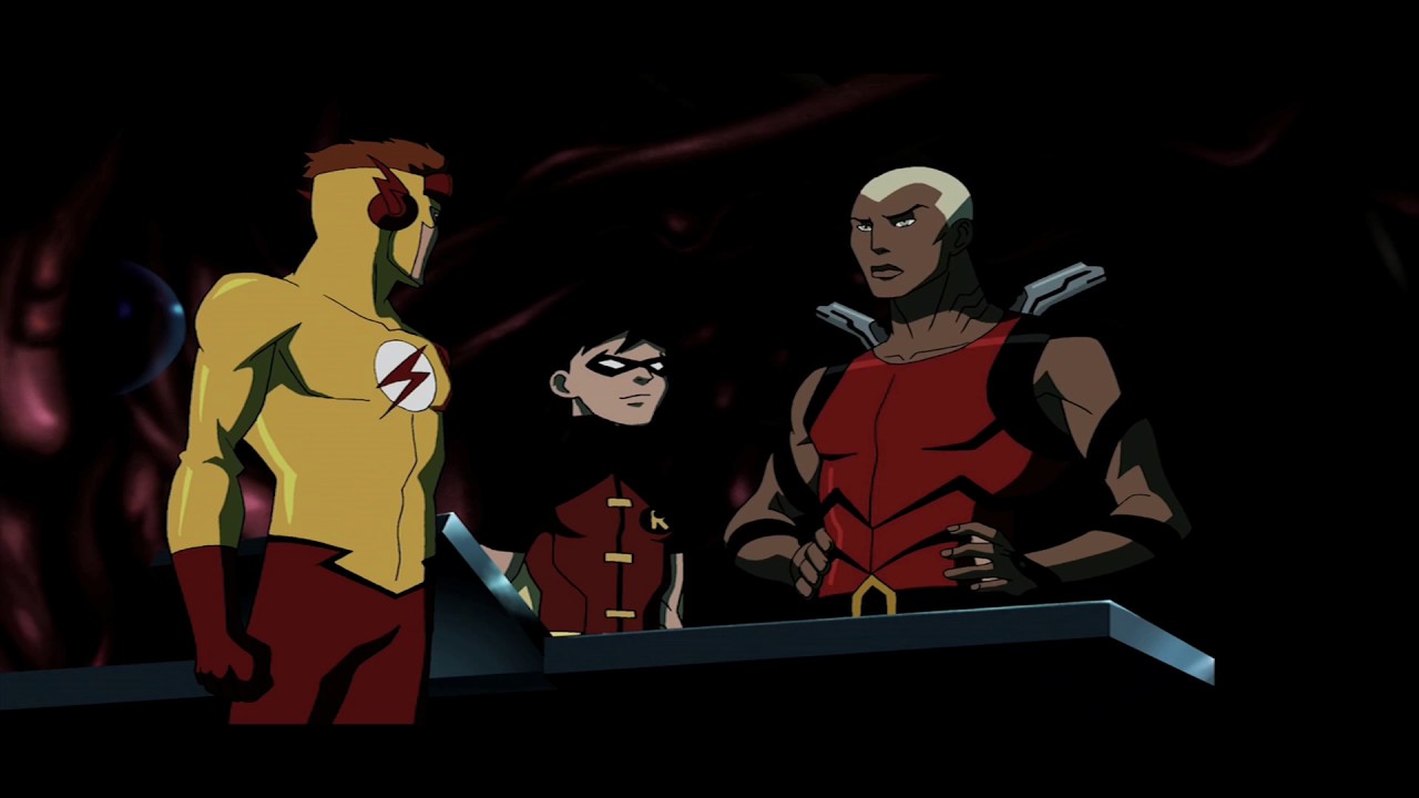 Justiça jovem -aqualad robin kid flash vs superboy - YouTube