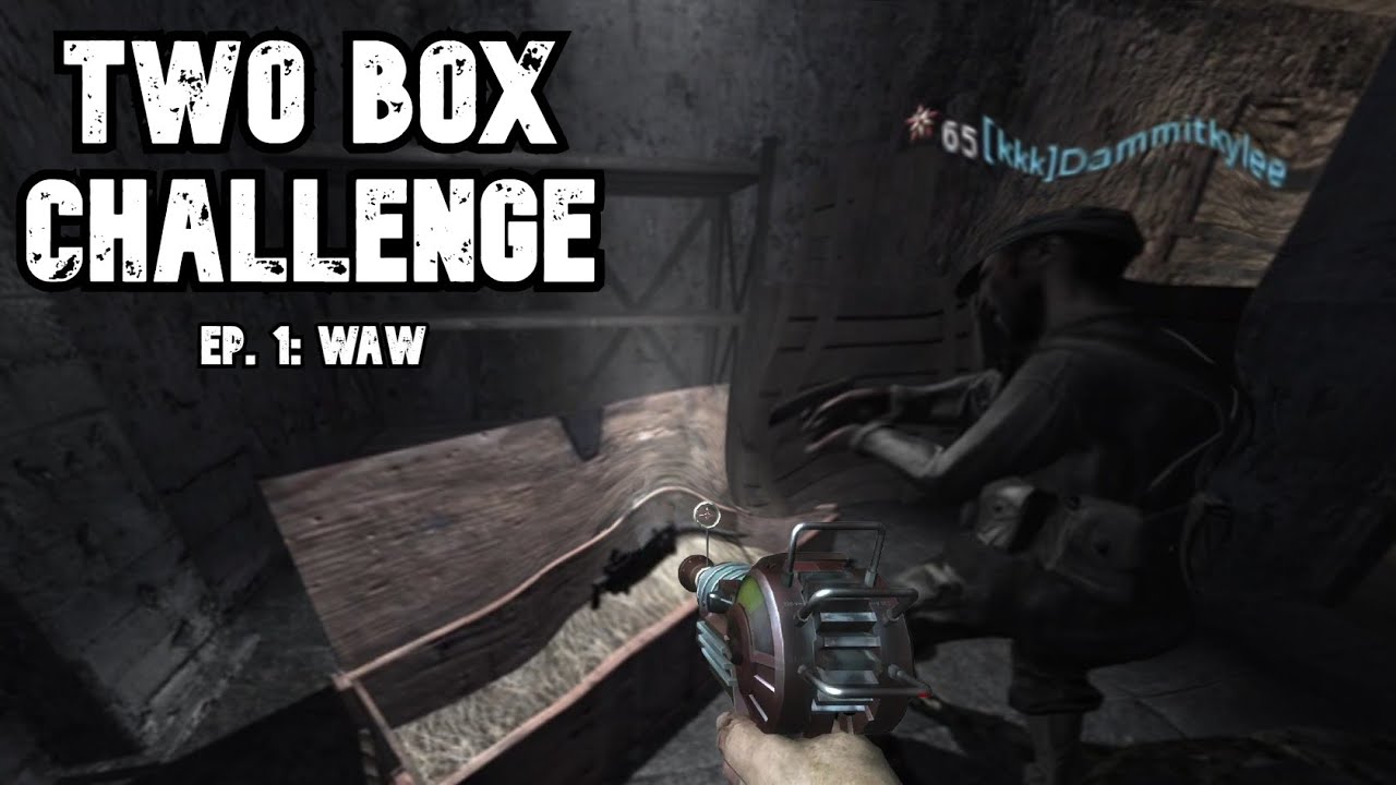 TWO BOX CHALLENGE ON EVERY MAP - World at War - YouTube