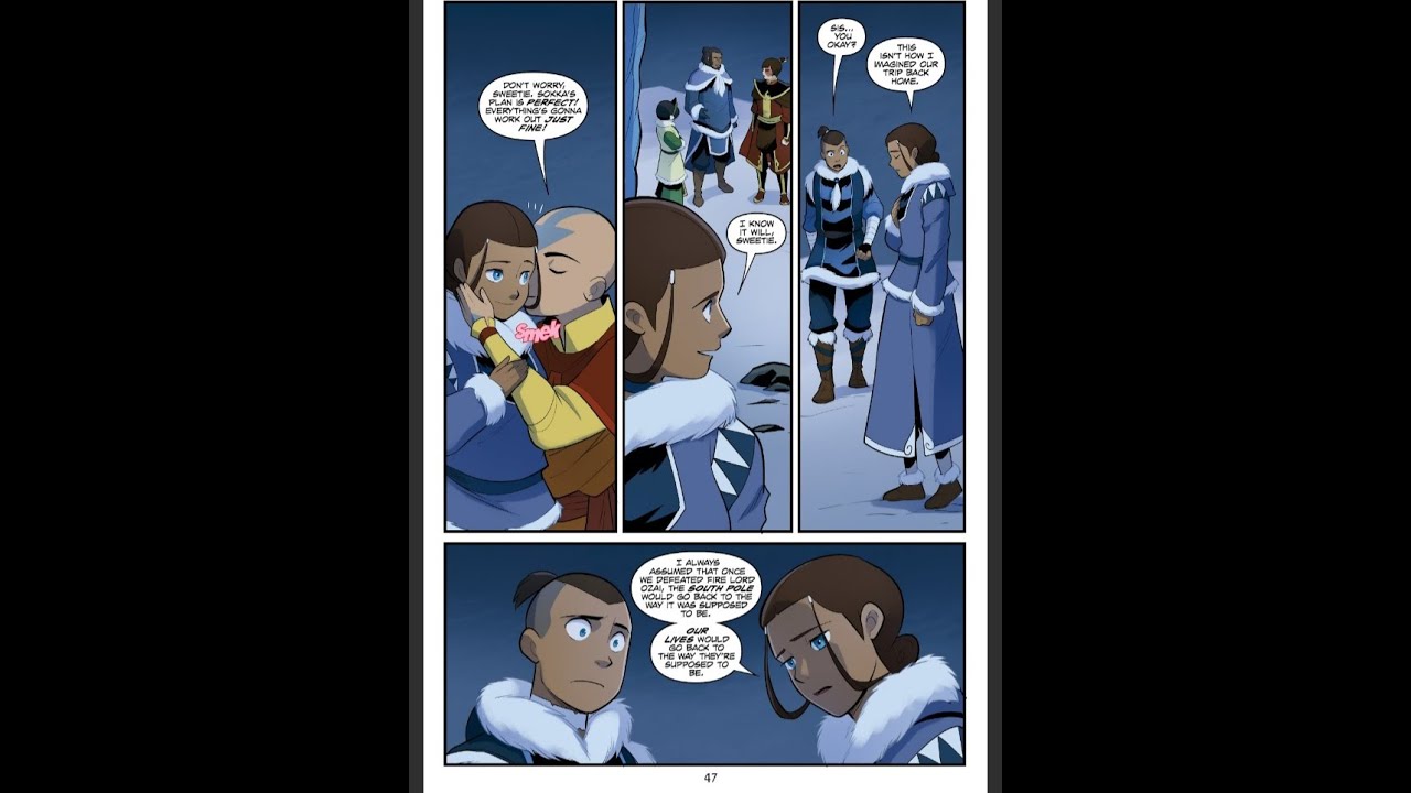 Avatar Aang Comics Book 'North and South part 3' - YouTube