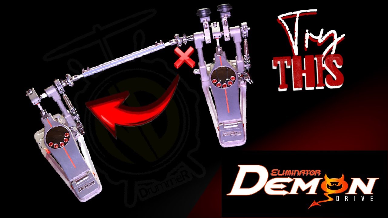 Pearl demon drive double pedal - YouTube