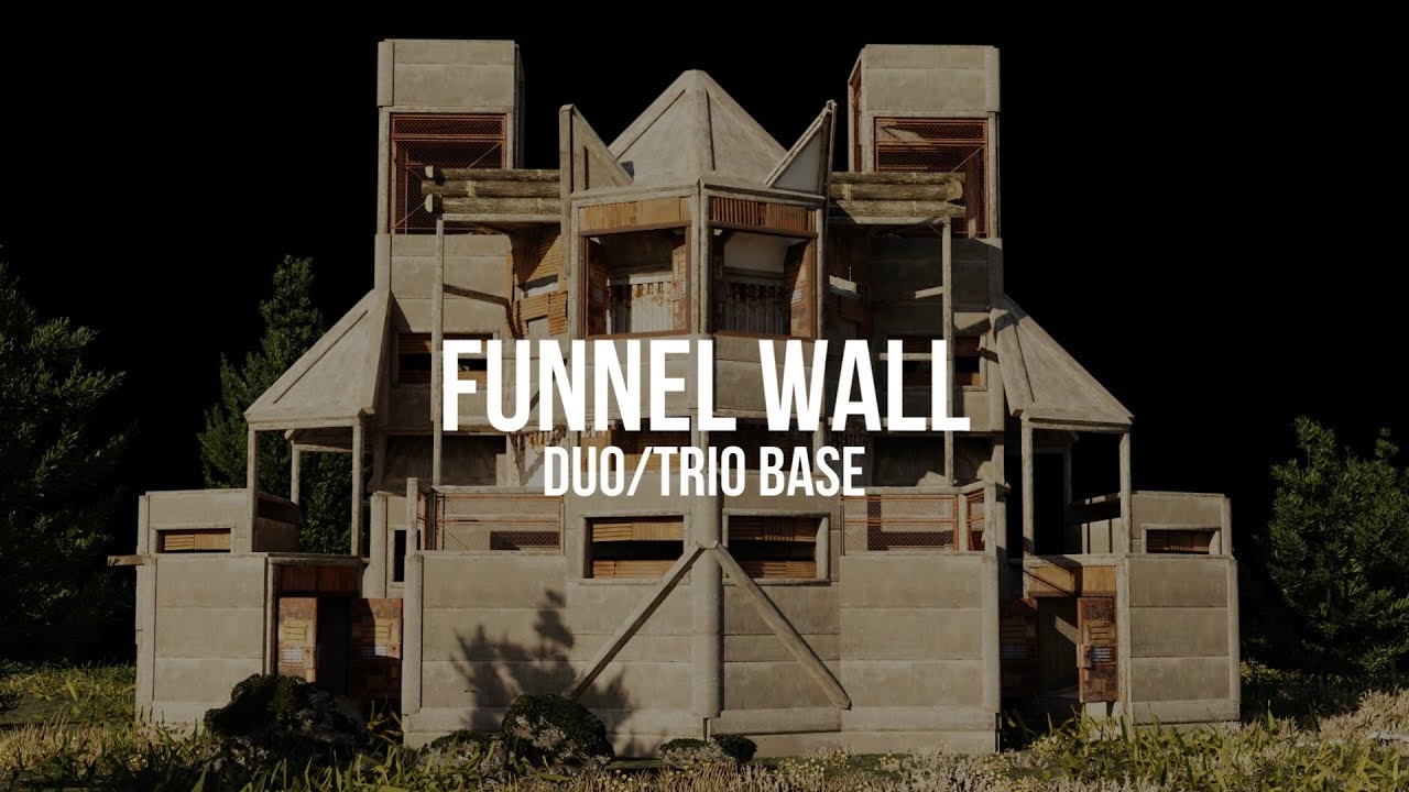 The Malucco Meta Funnel Wall Duo/Trio Bunker Base 2024 RUST - YouTube