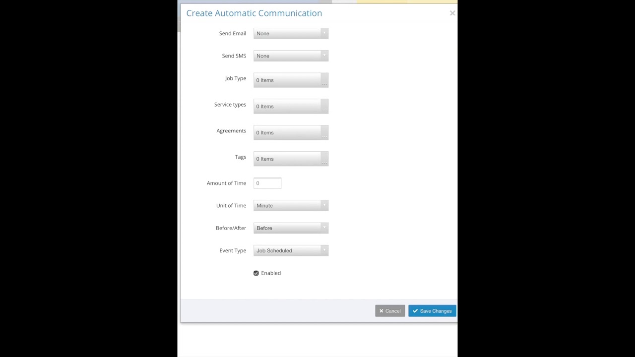 Setting Up Automatic Communications in Less Than 60 Seconds - YouTube