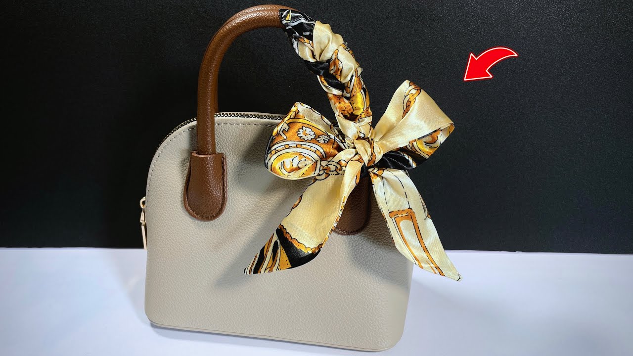 How to TIE A TWILLY on Your Bag | 3 Simple & Beautiful Styles - Jady ...
