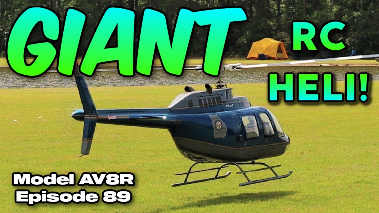 GIANT RC Helicopter! Vario 1/4 scale Bell 206 Jet Ranger - Model AV8R's ...
