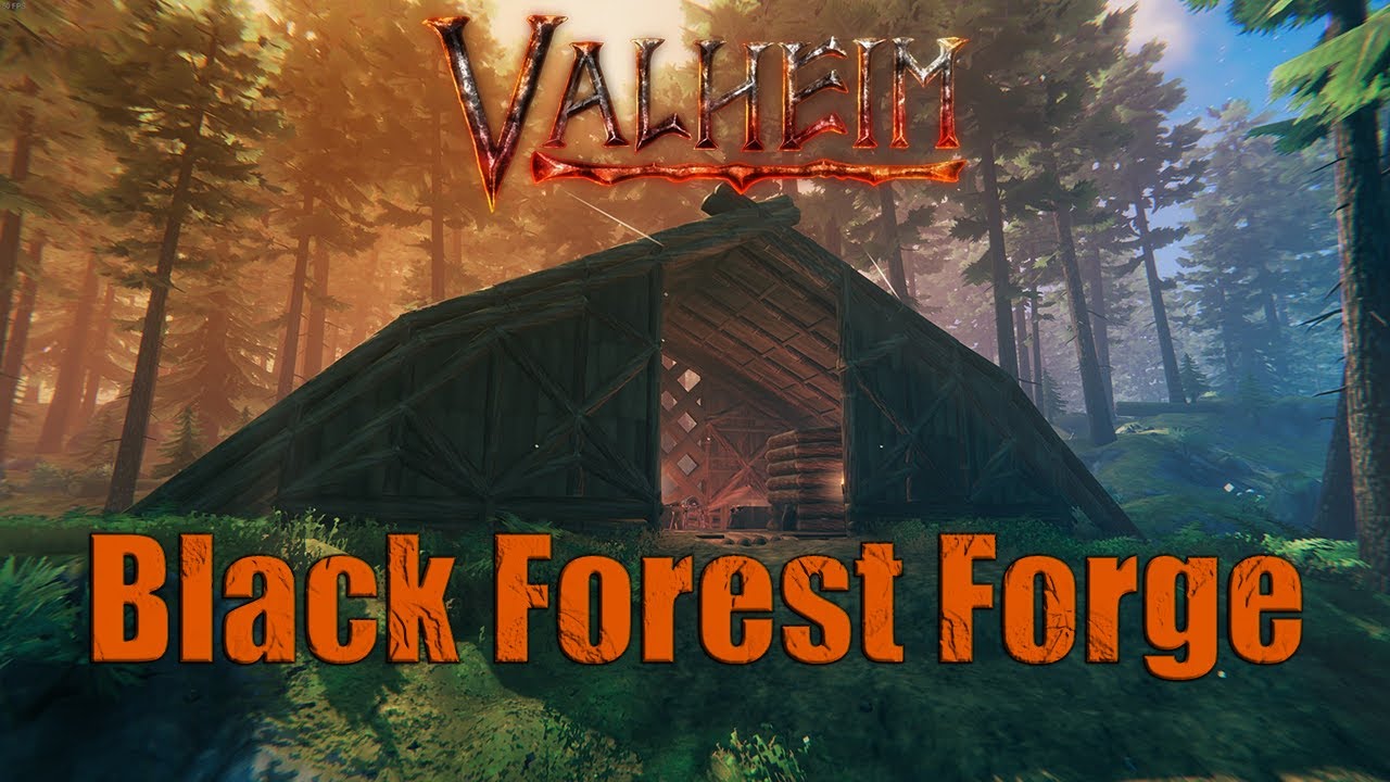 Valheim Build Tutorial - Black Forest Forge - YouTube