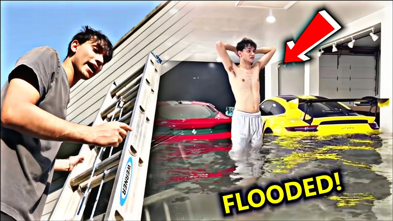 Surviving the Flood: Our House is Underwater! | Lucas and Marcus - YouTube
