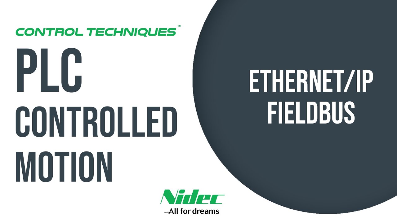 Control Techniques PLC Controlled Motion Demo using a PLC with Ethernet ...