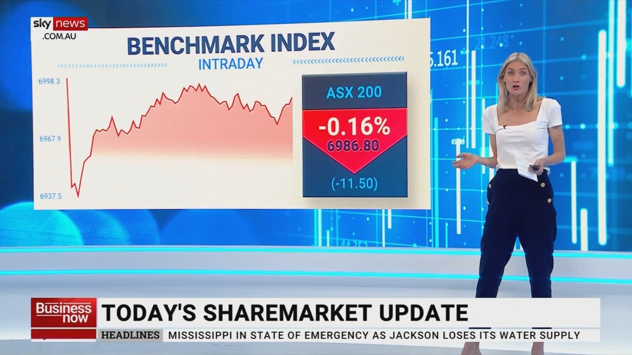 ASX 200 finishes the day down on Wednesday - YouTube