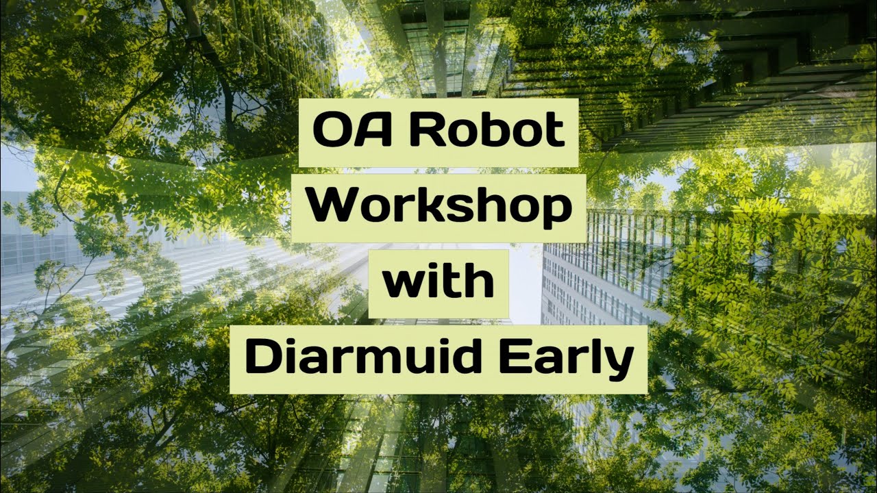 OA Robot Workshop with Diarmuid Early (FMWC 2024 Champion!) - YouTube