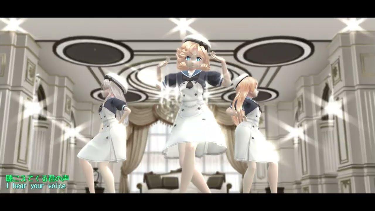 【sdPBR-MMD艦これ】 頭文字 J 3人組で ” jewel ” ヲタみんVer. 4K - YouTube