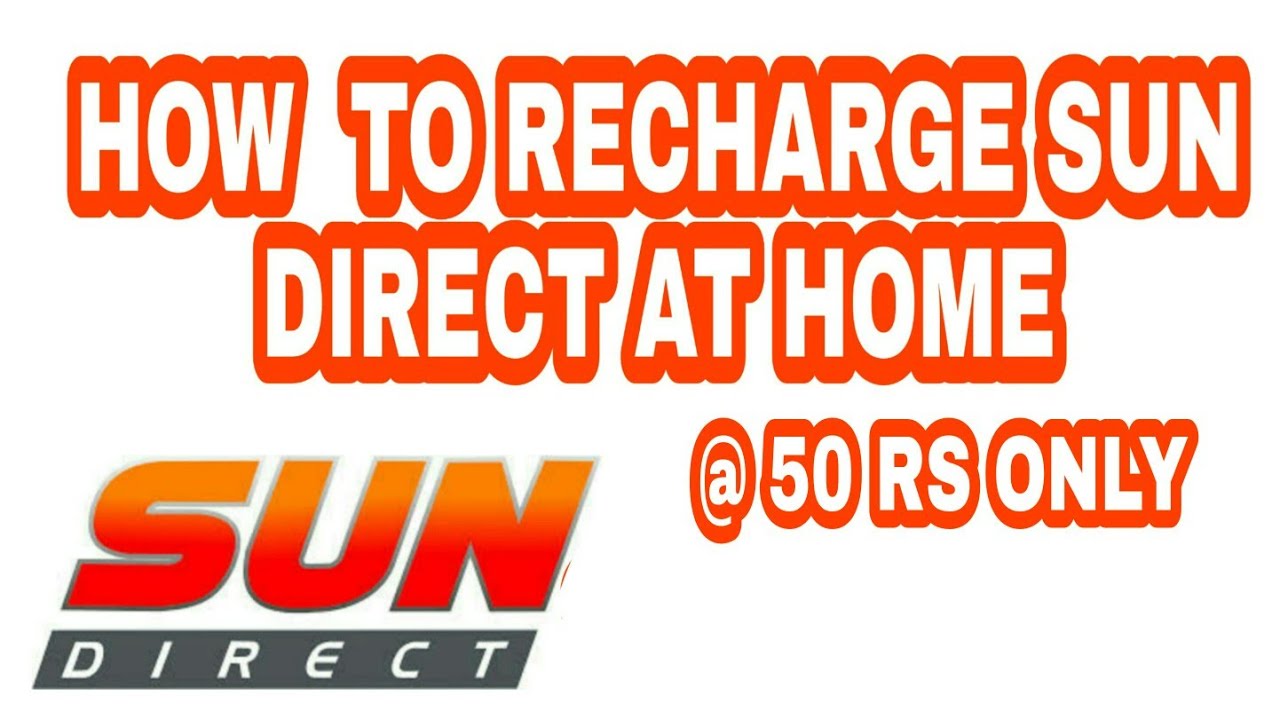 Sun Direct Recharge with 59 Rs easy | How to easy recharge sun DTH ...