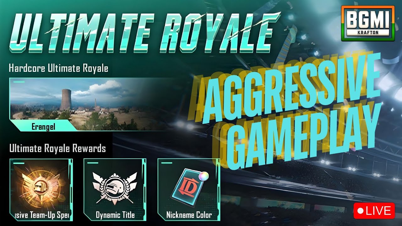 Ultimate royal RUSH GAME| MULTI LANGUAGE | NIGHT KING LIVE | #bgmilive ...