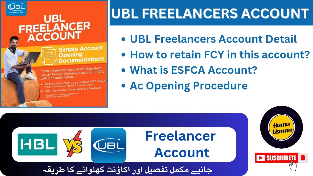 UBL Freelancers Account 2025 | HBL vs UBL Comparison | Best Bank for ...