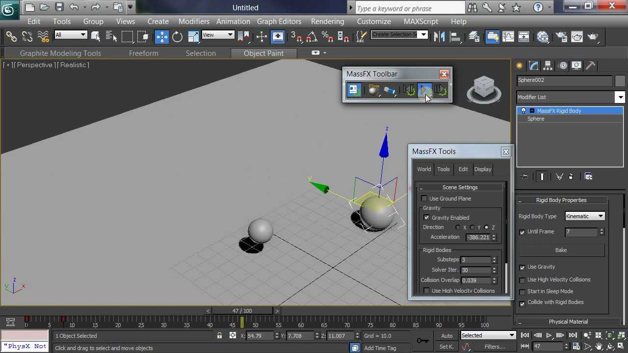 MassFX in 3ds Max Tutorial - YouTube