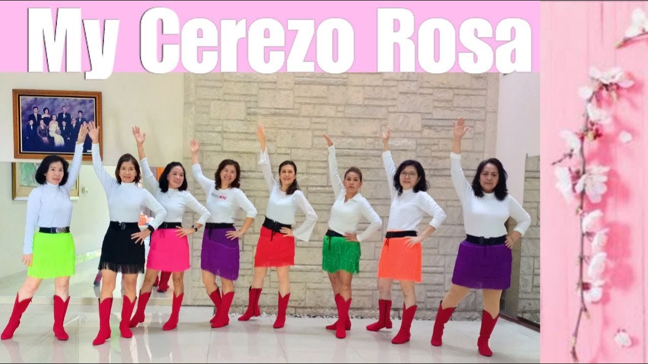 My Cerezo Rosa Line Dance (demo & count) - YouTube