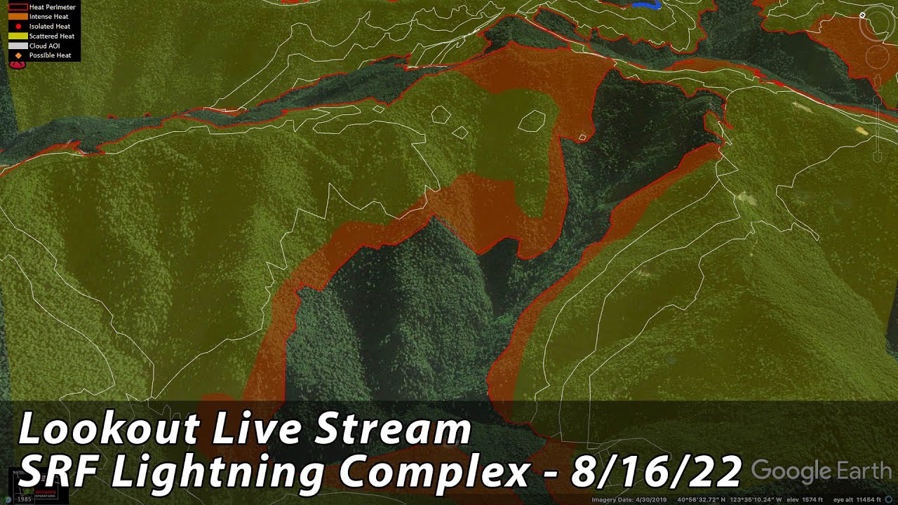SRF Lightning Fires - 8/16/2022 - YouTube