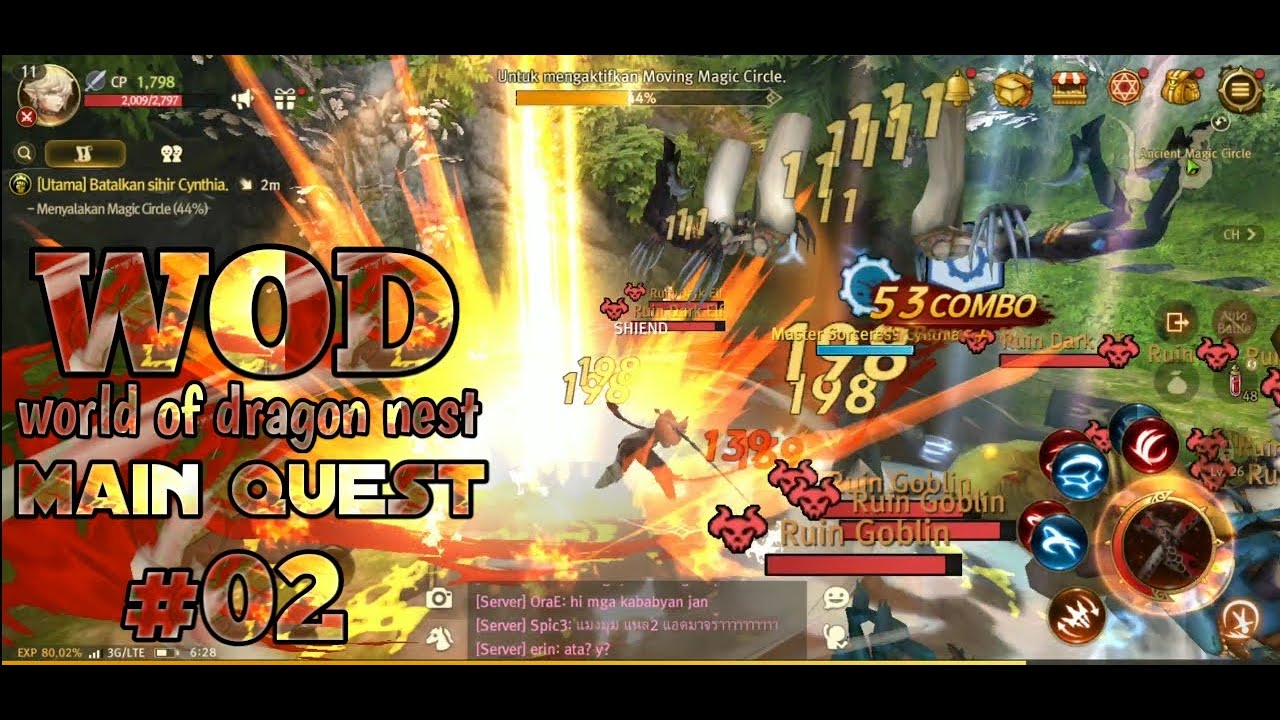 Main quest - World of dragon nest (ENG) - YouTube