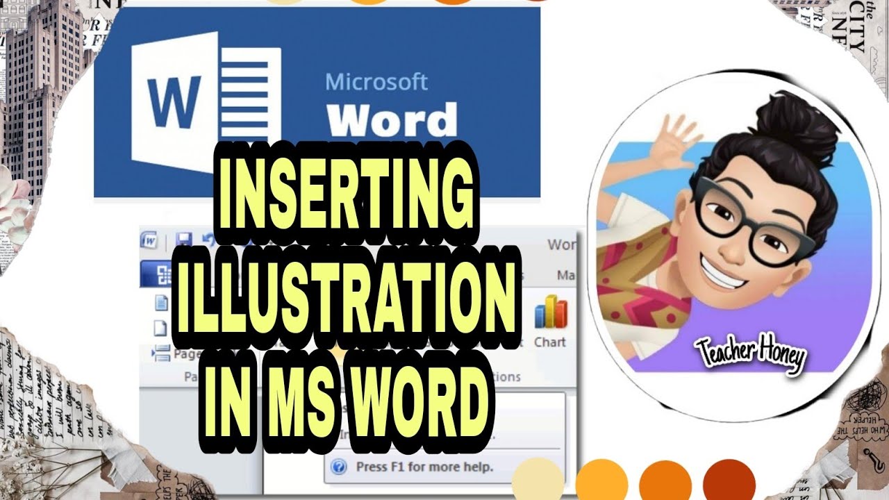 Steps in inserting illustration in MS WORD - YouTube