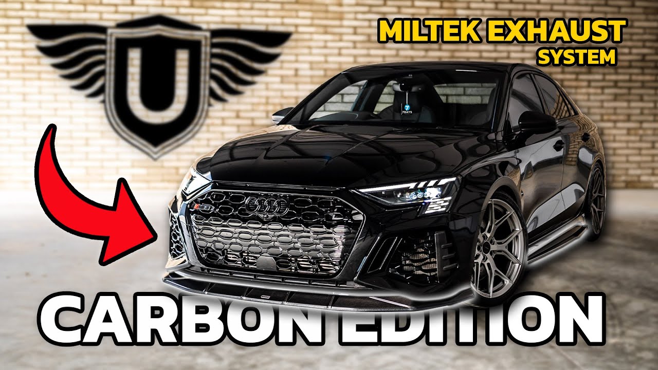 *MODIFIED* 2022 Audi RS3 8Y (Urban Automotive, Miltek exhaust, Vossen ...