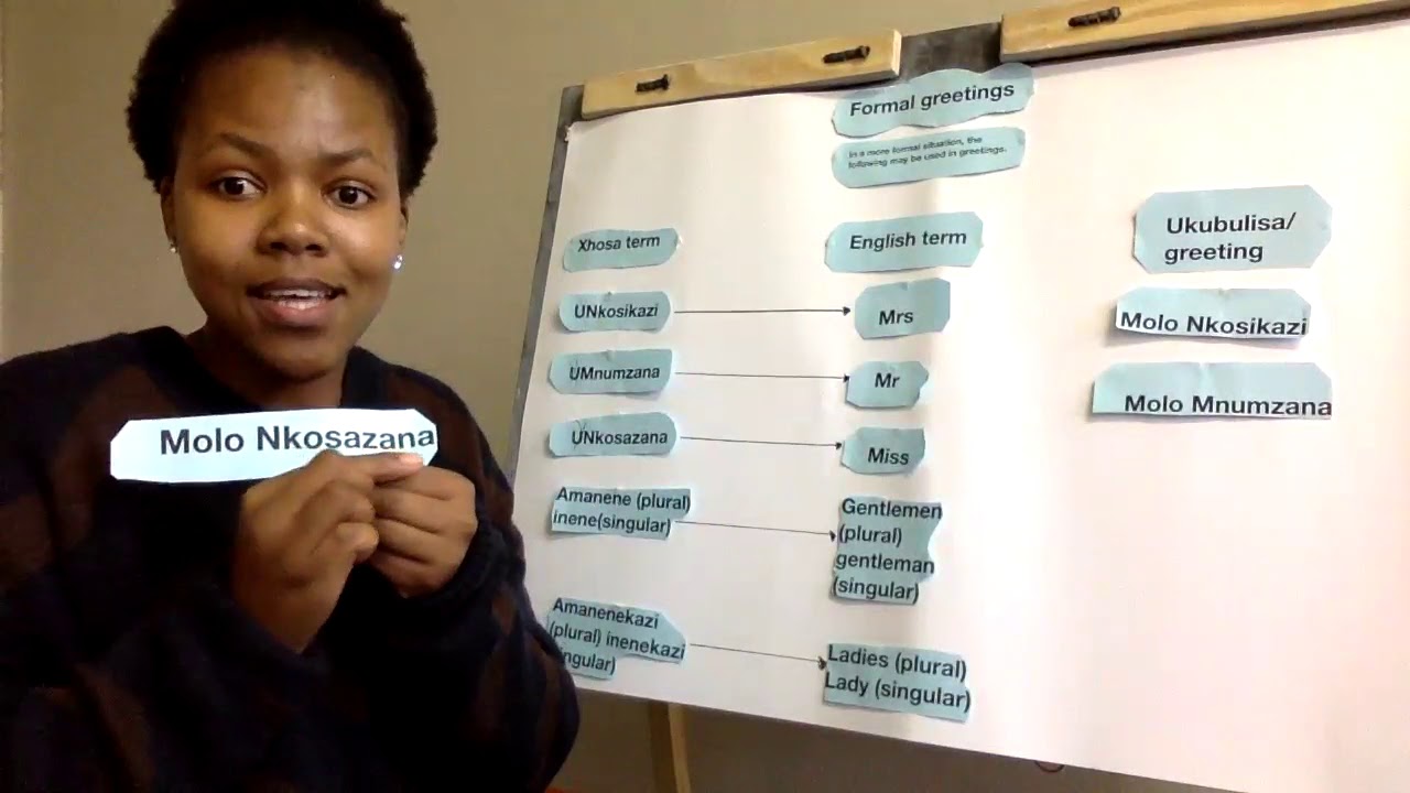 Xhosa lesson 3 - YouTube