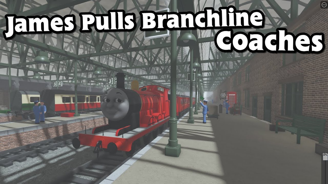 Really Useful Engines James Pulls The Express - YouTube