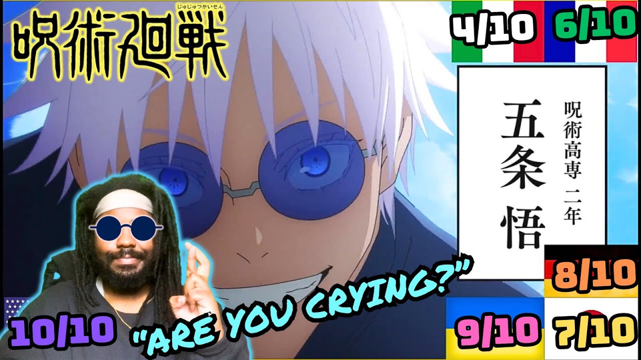 FIRST TIME WATCHING Satoru Gojo say Are you crying? in different ...