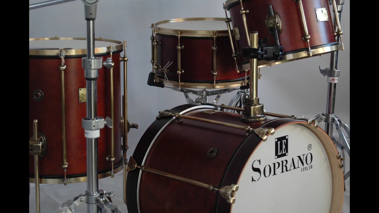 Le Soprano Drum Set New Vintage Class - YouTube