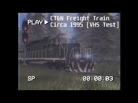 CT&N Freight Train Circa 1995 - YouTube