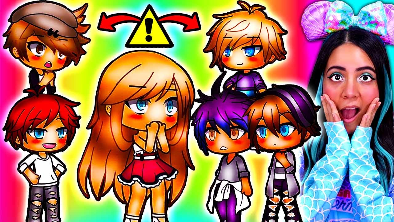 Having Five Boyfriends?! 😬💔 Gacha Life Mini Movie Love Story Reaction ...