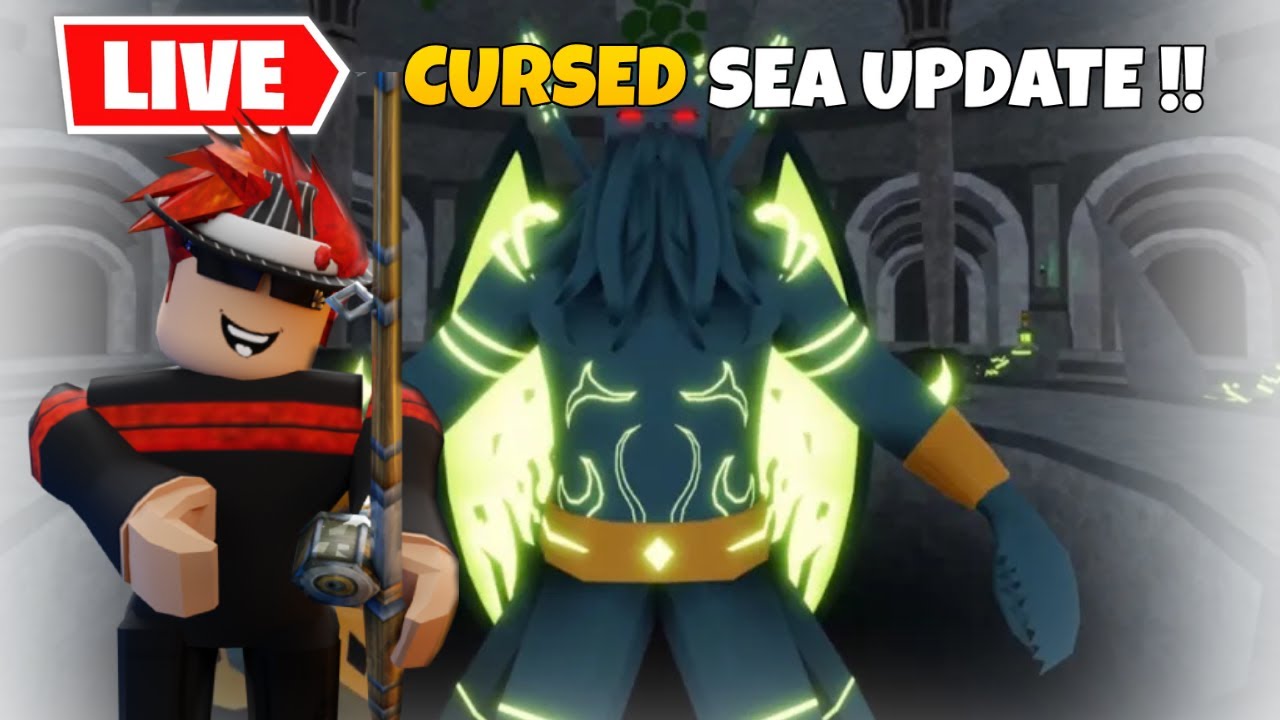 🔴*LIVE* CURSED SEA UPDATE IN ROBLOX FISCH - YouTube